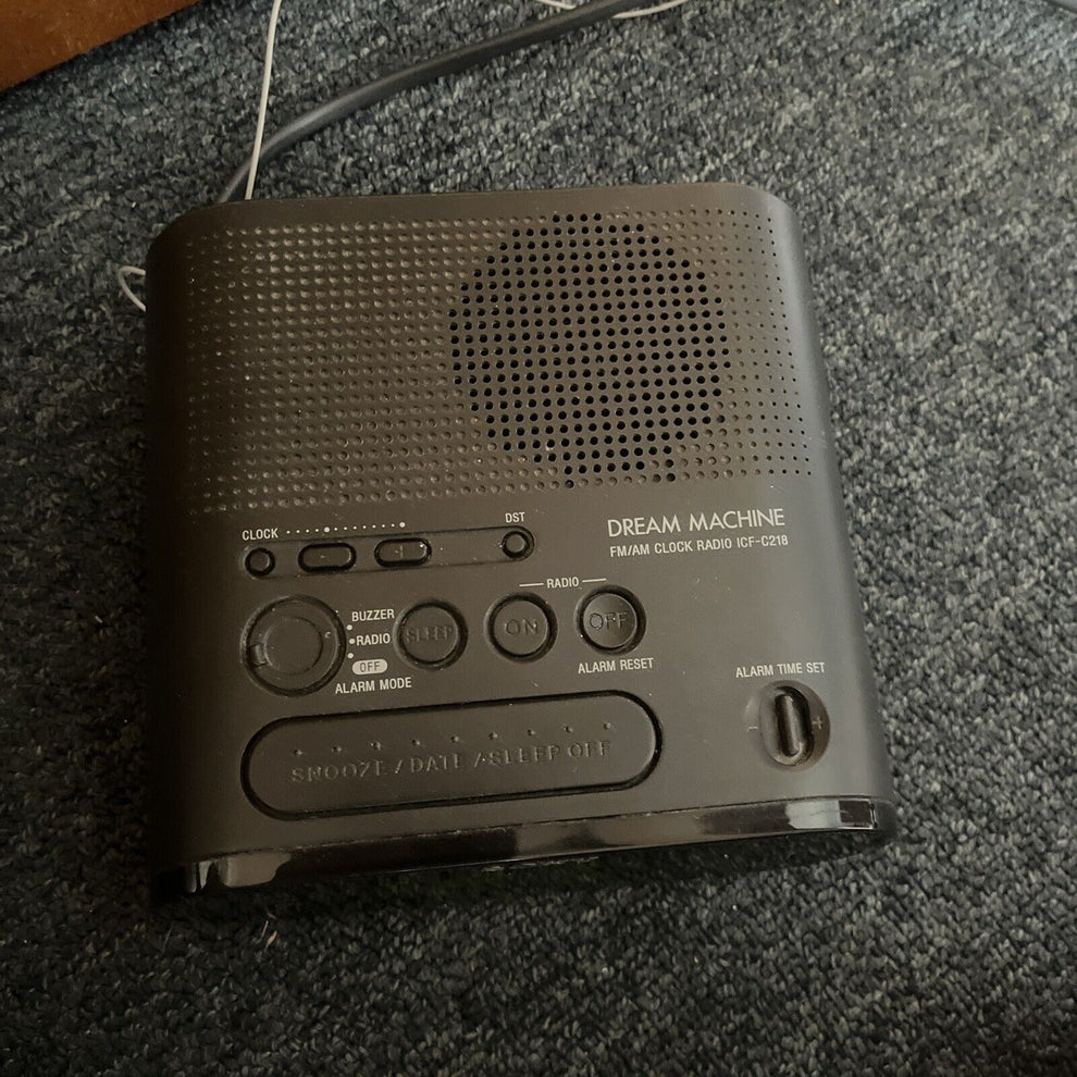 Sony Dream Machine Alarm Clock AM/FM Radio ICF-C218 – Retro Unit