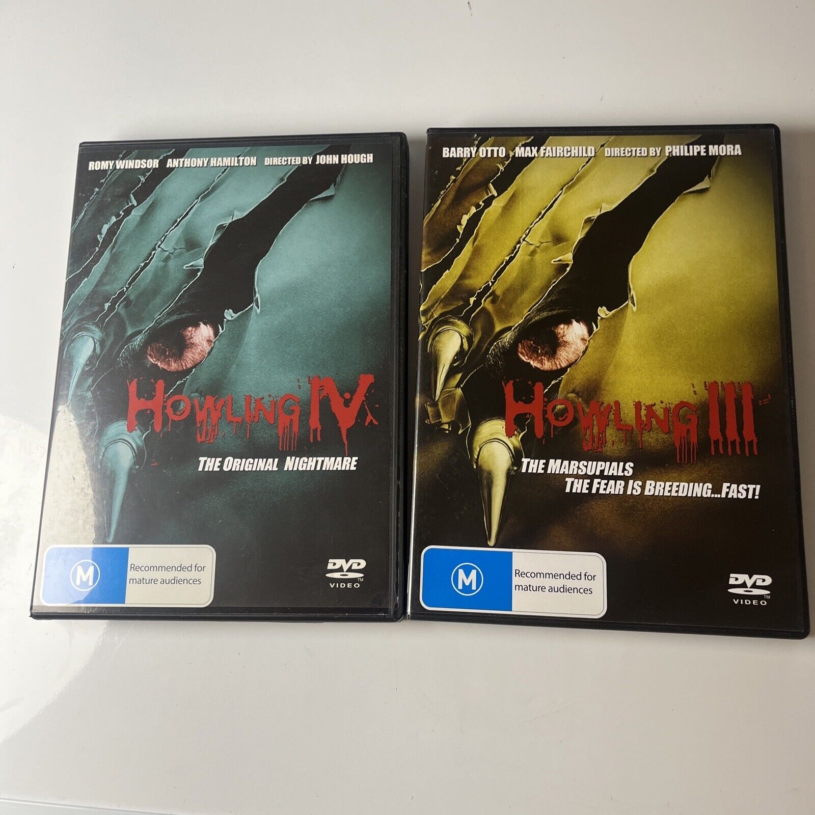 Howling III - The Marsupials + IV The Original Nightmare (DVD,1987) Re ...