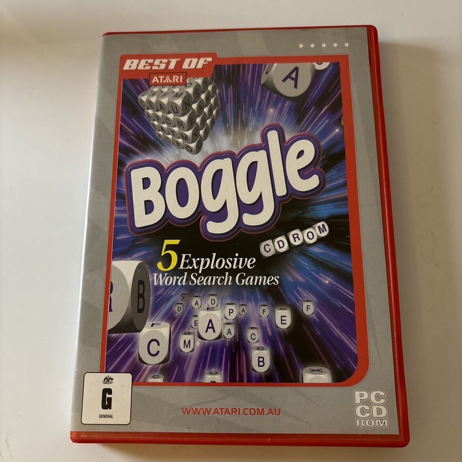Boggle - 5 Explosive Word Search Games PC CDROM – Retro Unit