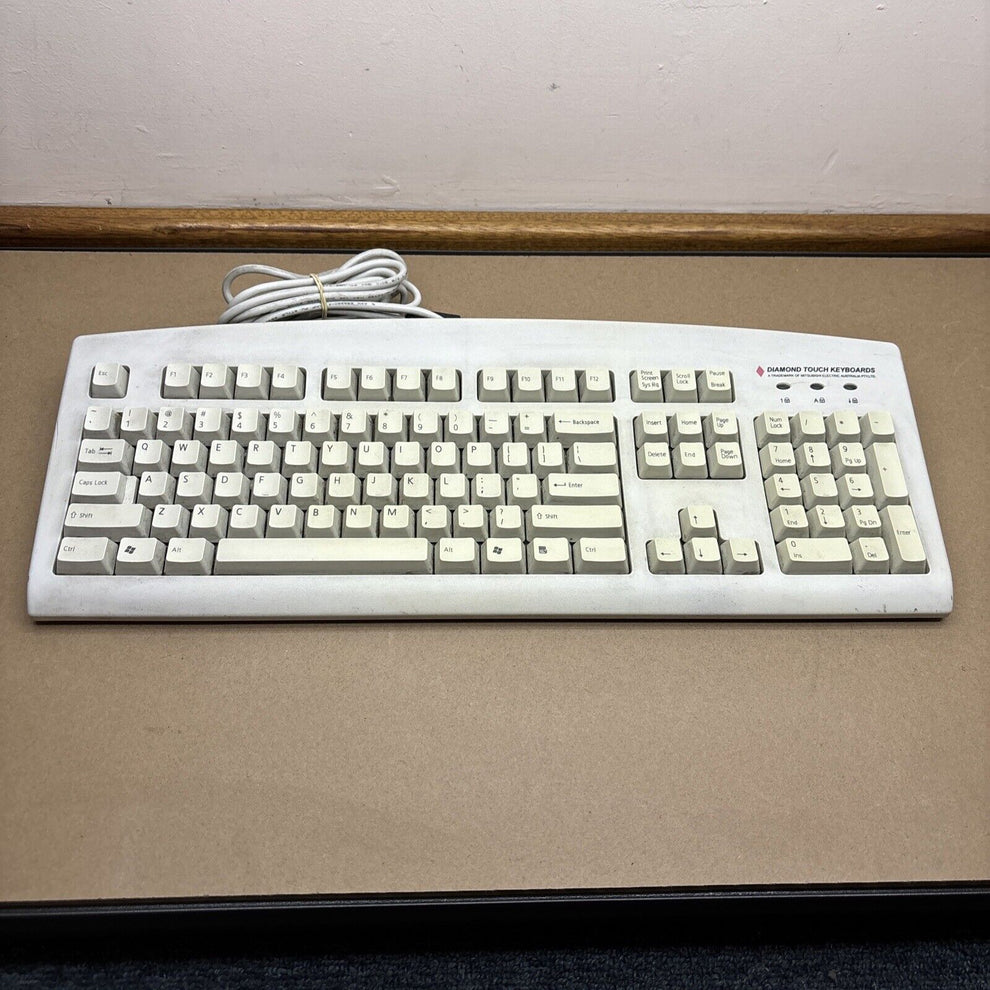 Mitsubishi Diamond Touch Keyboard USB 6511-BU – Retro Unit