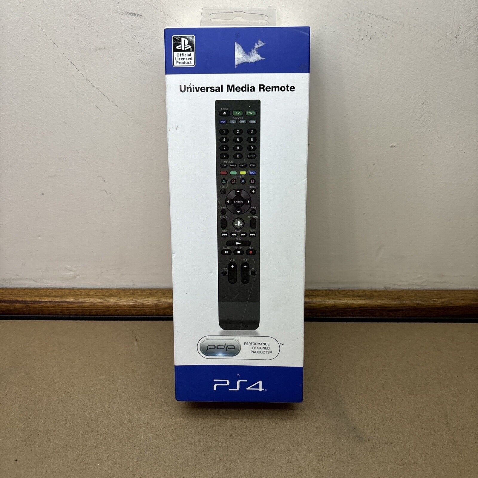 PDP Universal Media Remote Bluetooth For Sony Playstation 4 PS4 *Never ...