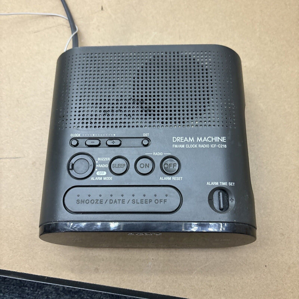 Sony Dream Machine Alarm Clock Radio FM/AM ICF-C218 – Retro Unit