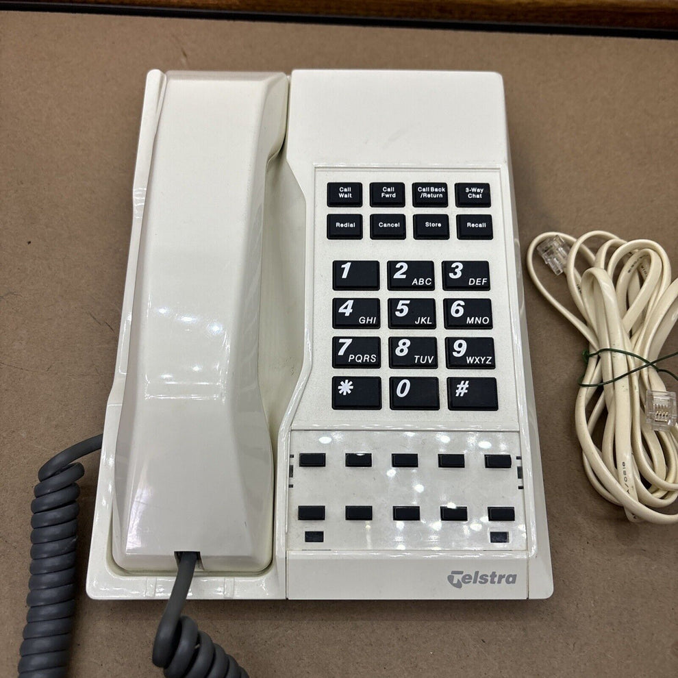Telstra TF400C Landline Wired Telephone NBN Compatible – Retro Unit