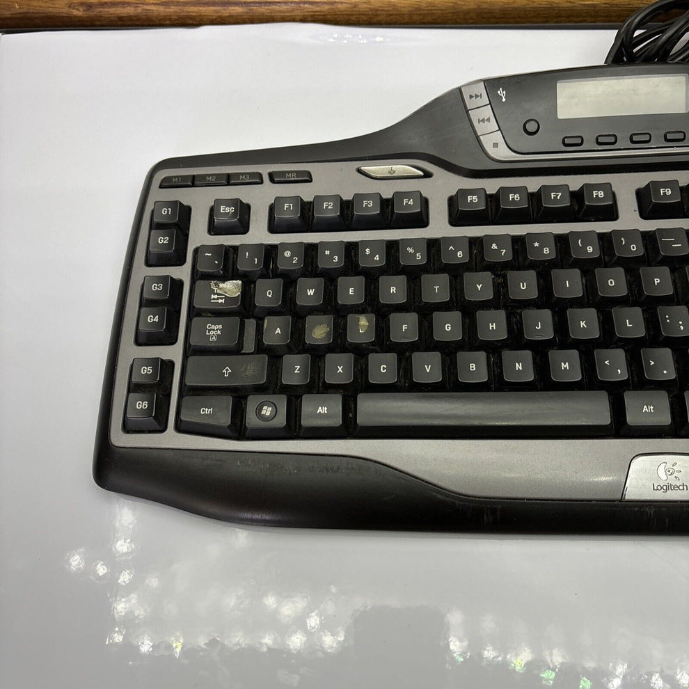 Logitech G15 Keyboard USB Y-UW92 *3 Keys Damaged* – Retro Unit