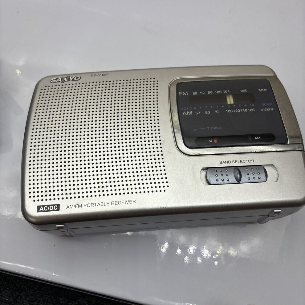 Sanyo RP-6165F AM/FM Portable Receiver Radio – Retro Unit