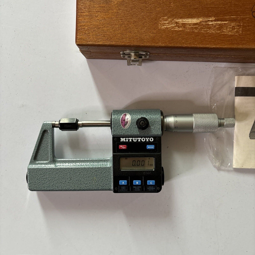 Mitutoyo Digimatic Micrometer MD-50M 25-50mm 0.001mm 293 Series Made I ...