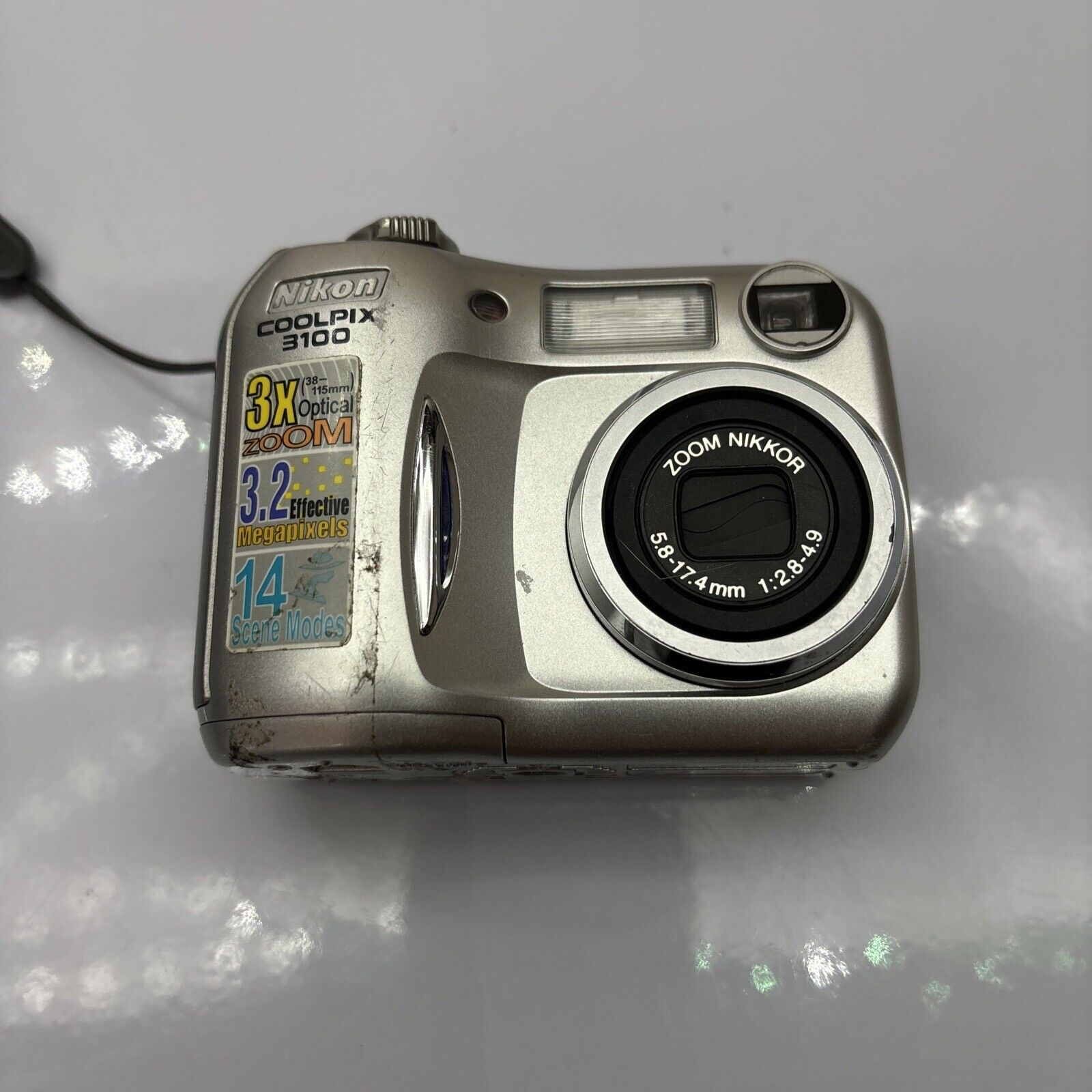 Nikon Coolpix 3100 Digital Camera 3.2MP *Not Working - For Parts Or Re ...