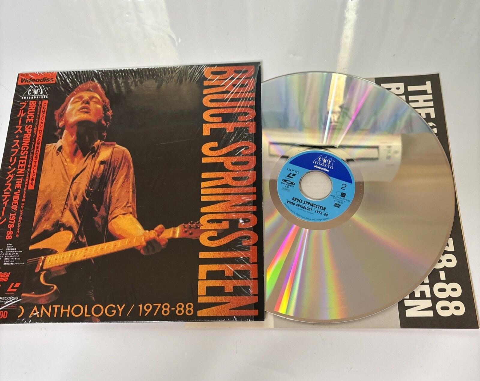 Bruce Springsteen - Video Anthology 1978-88 (Laserdisc, 1988) Obi NTSC ...