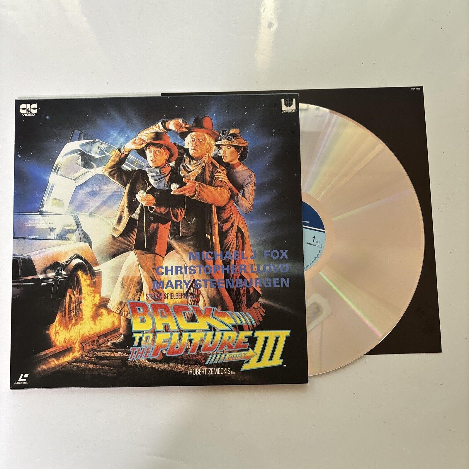 Back To The Future 3 (Laserdisc, 1990) NTSC Pilf-1256 Japan – Retro Unit