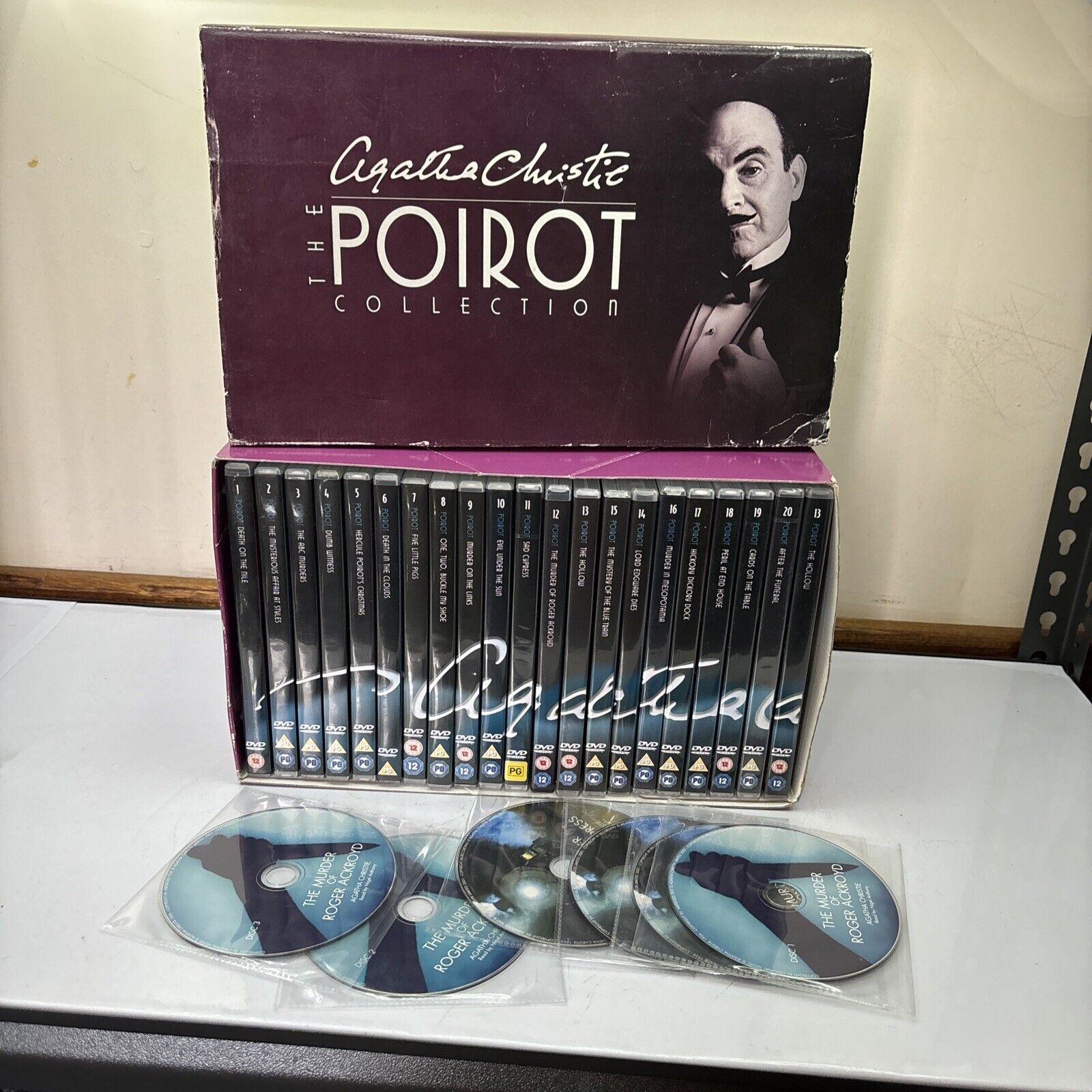 Agatha Christie: The Poirot Collection - Vol 1-20 (DVD, 20-Disc) All R ...