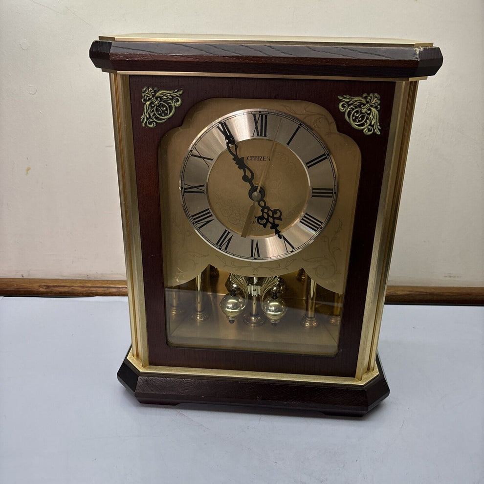 Citizen Table Clock 8RG220 *Clock Working But Rotating Balls Not Movin ...
