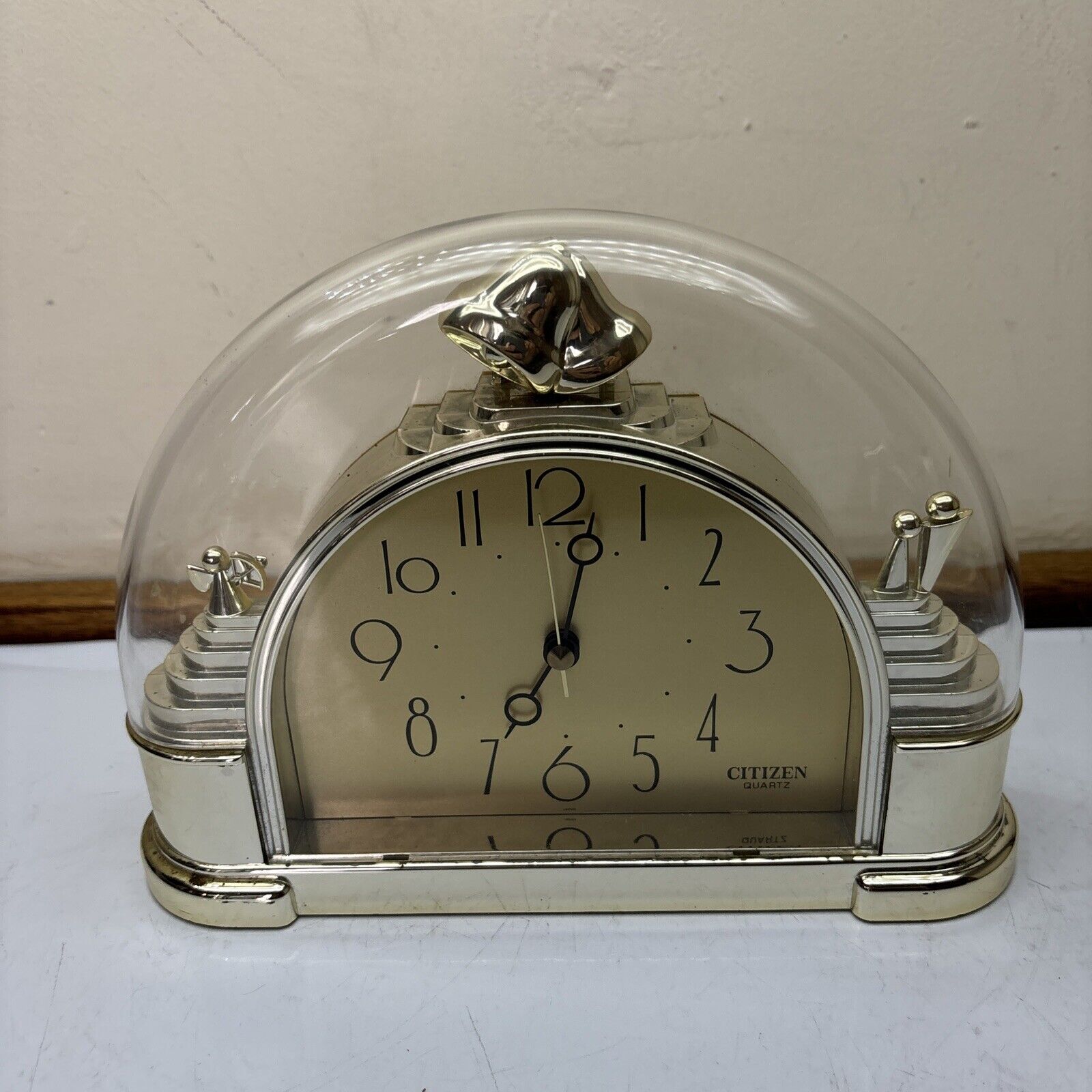 Citizen Quartz Table Clock Made In Japan 4RG478 Cupid Romantic – Retro Unit