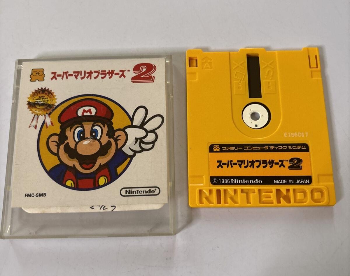 Super Mario Bros 2 Lost Levels Nintendo Famicom Disk NTSC-J DFMC-SMB J ...
