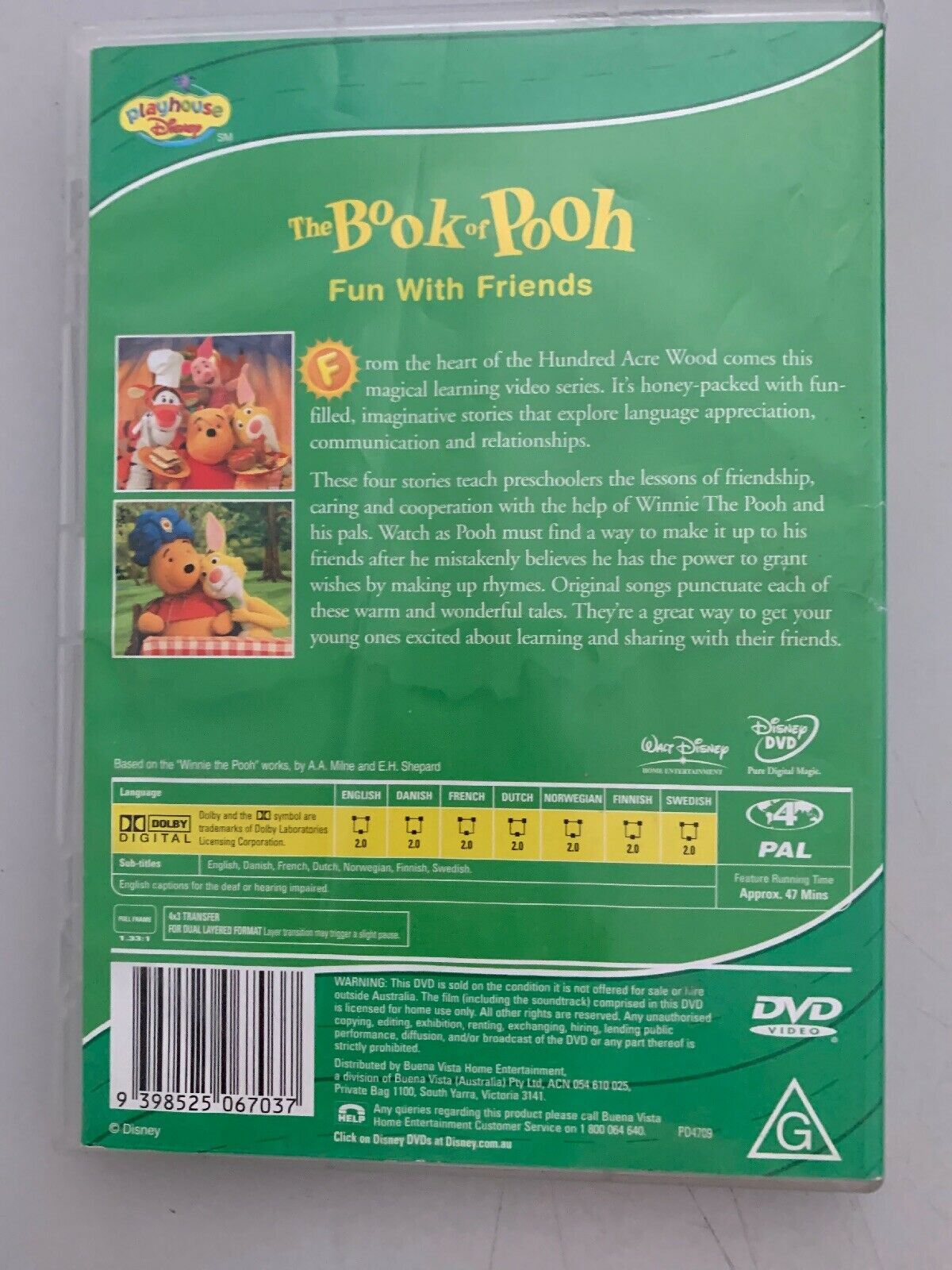 Book Of Pooh - Fun With Friends (DVD, 2003) – Retro Unit