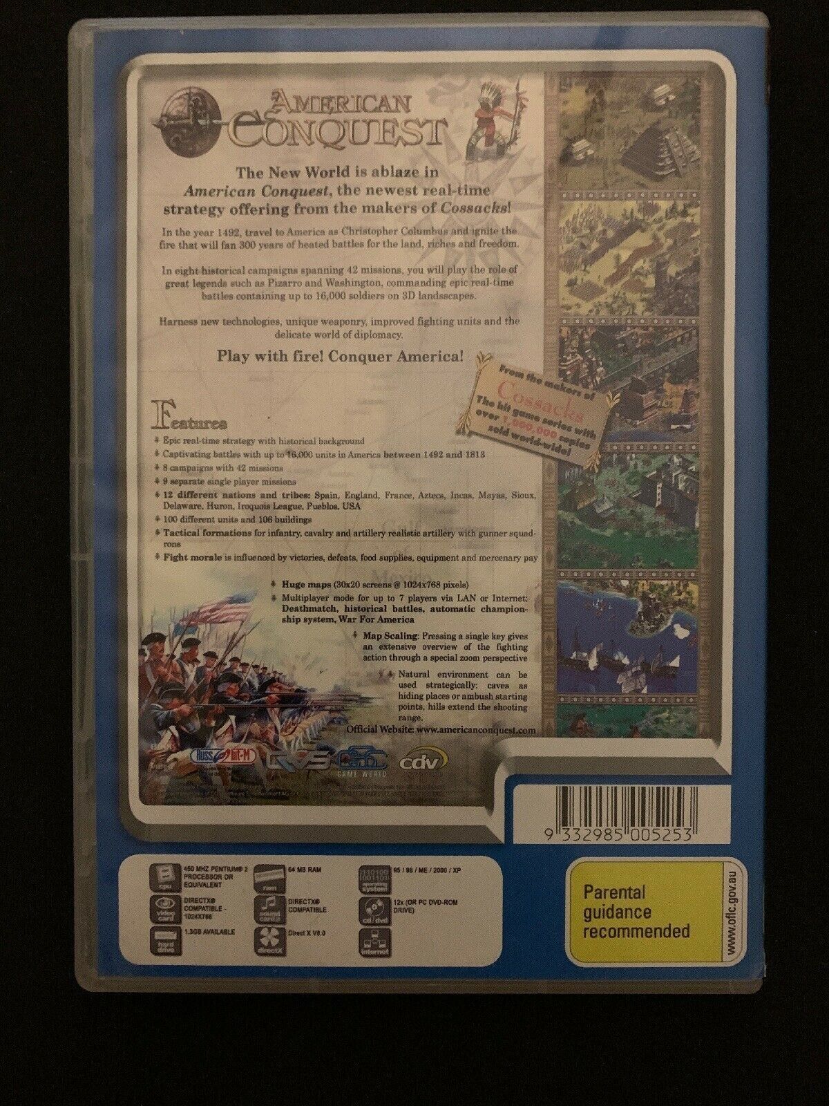 American Conquest - PC CD-ROM Strategy Game – Retro Unit