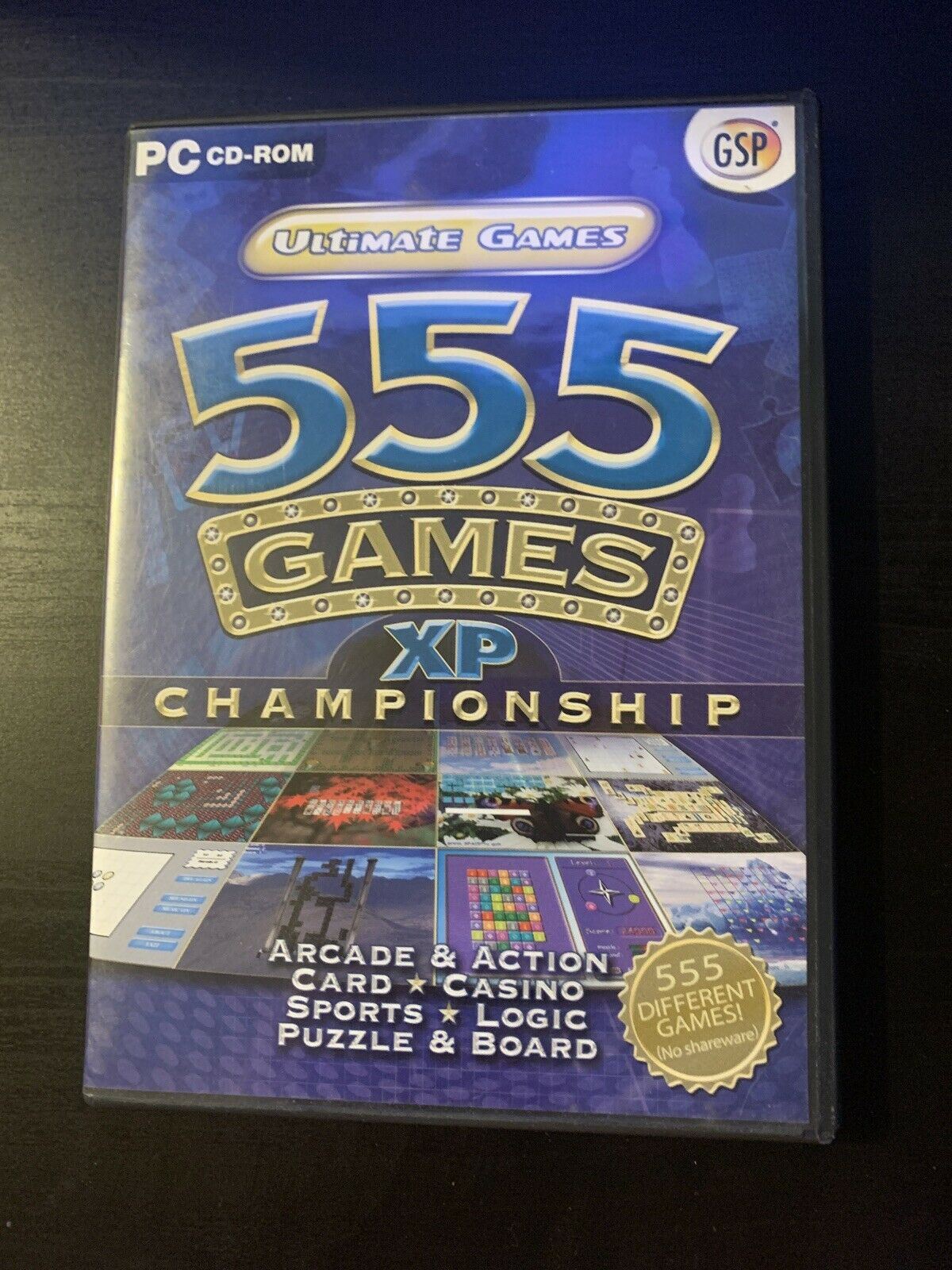 Ultimate Games - 555 Games XP Championship (PC CDROM, 2006) – Retro Unit