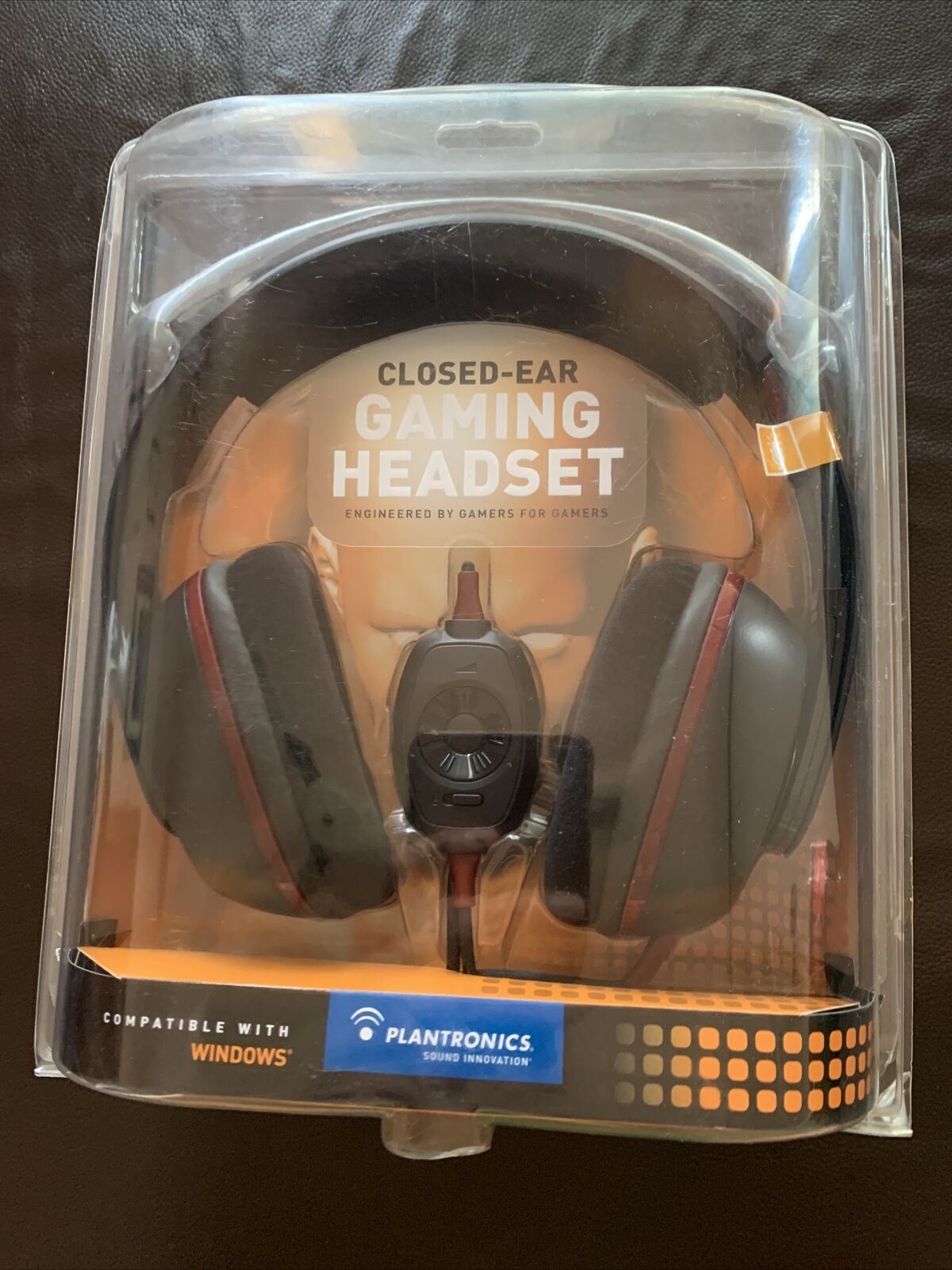 *NEW* Plantronics GameCom 367 Headset with CLOSED-ear design noise-can ...