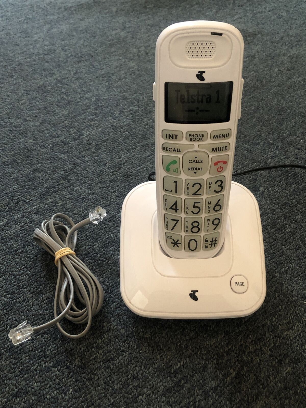 Telstra Easy View 3400 Cordless Telephone – Retro Unit