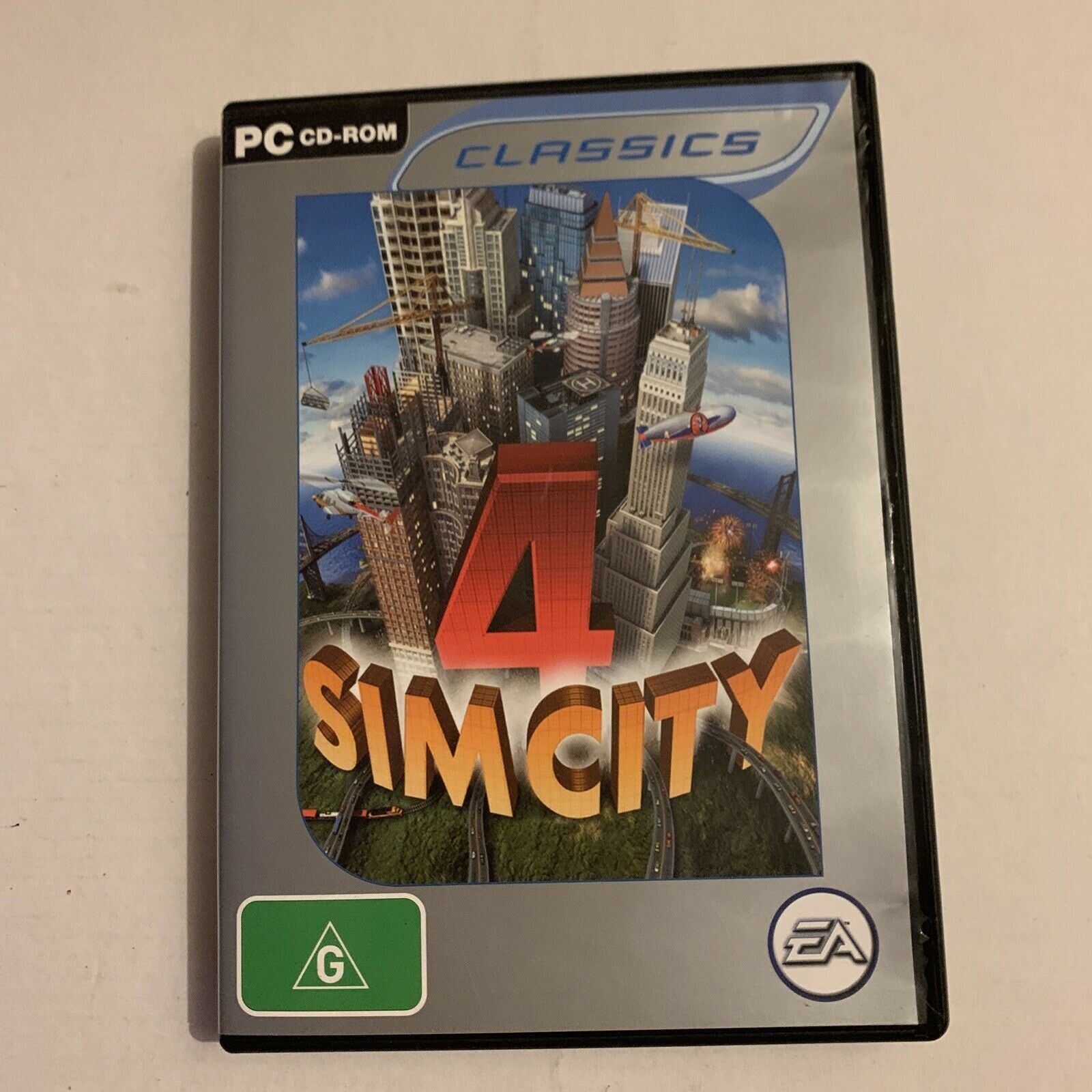 SimCity 4 (PC Windows 2000/XP, CD-ROM, 2002, 3-Discs, EA) Discs – Retro ...