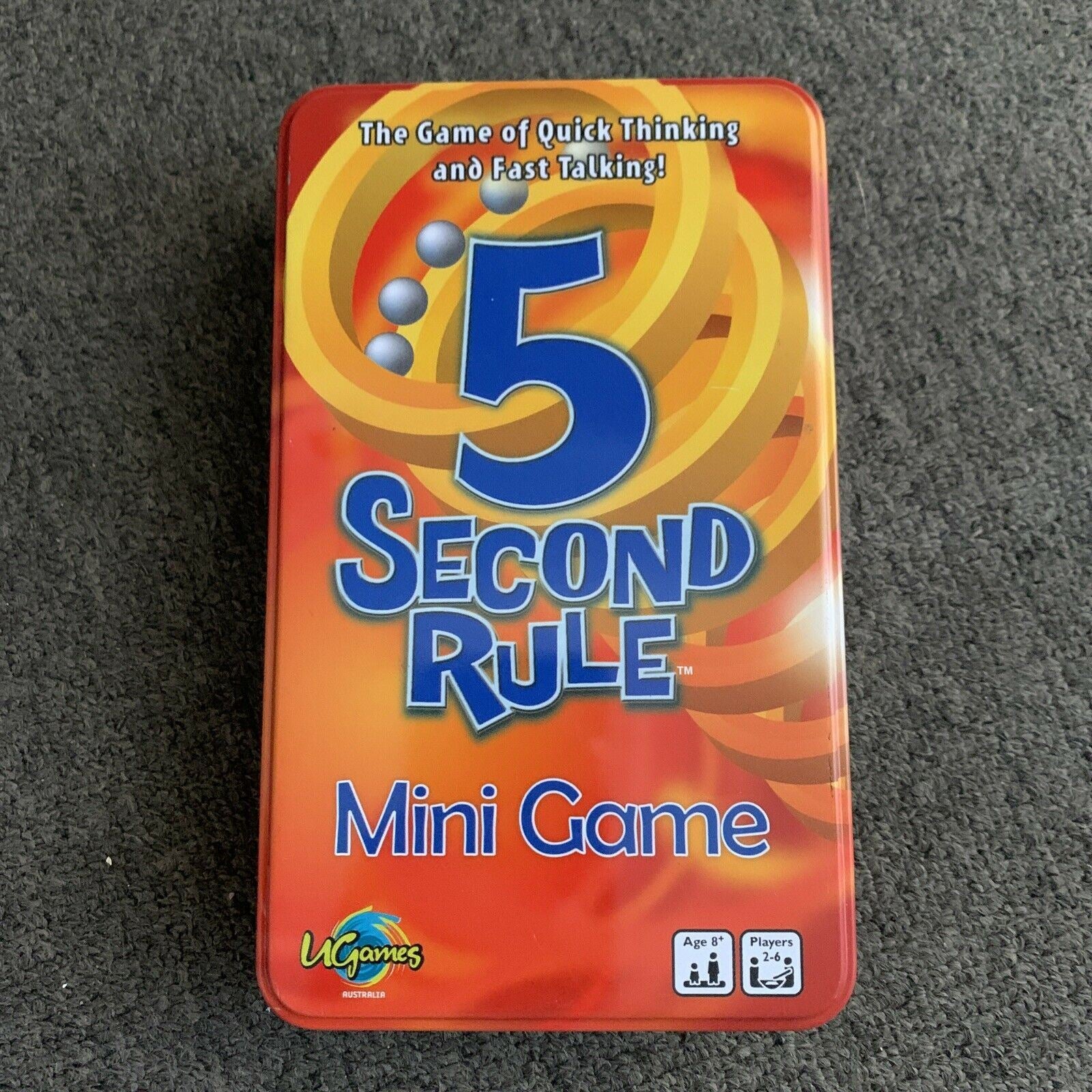 5 Second Rule Mini Game - The Game of Quick Thinking & Fast Talking ...