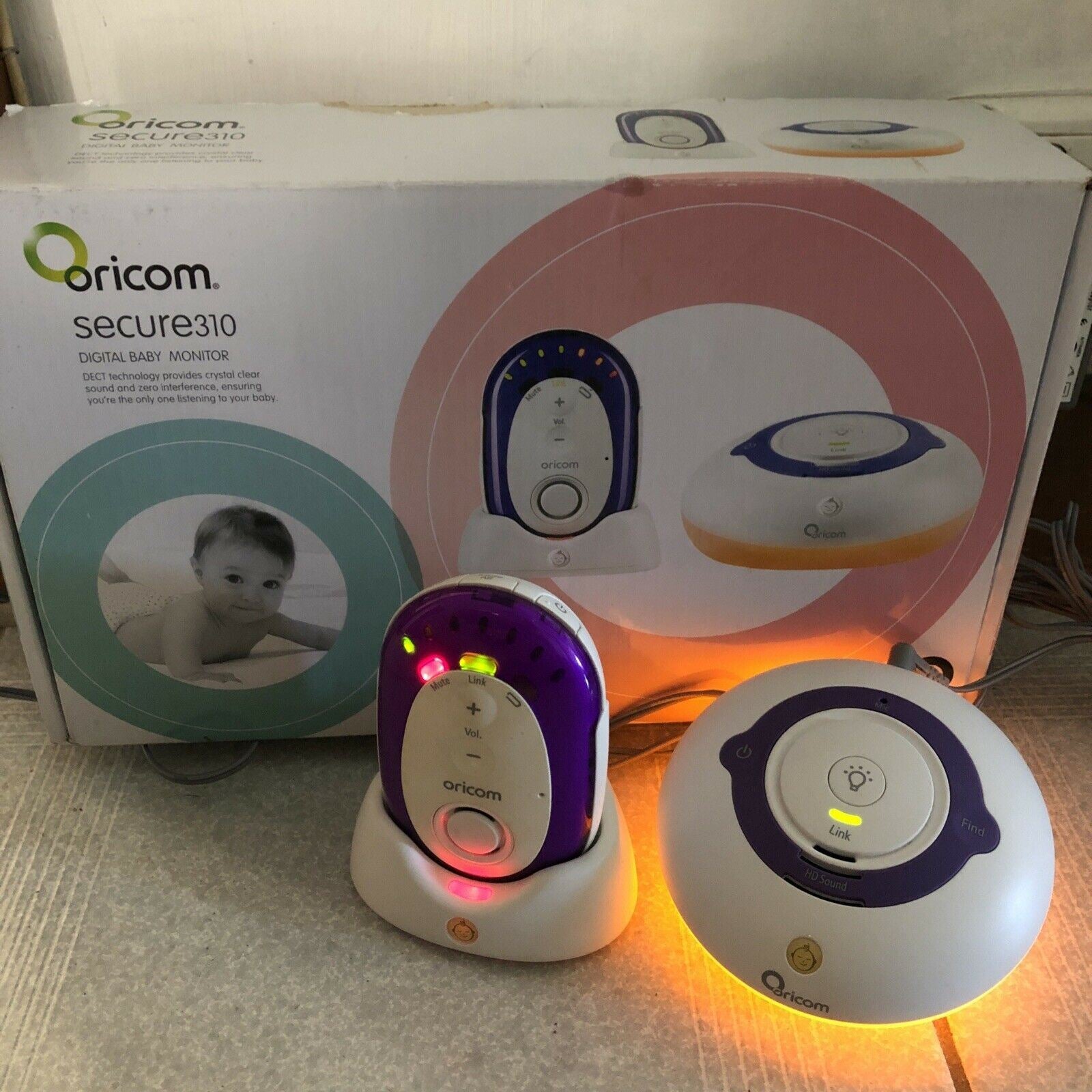 Oricom Secure310 Digital Baby Monitor – Retro Unit