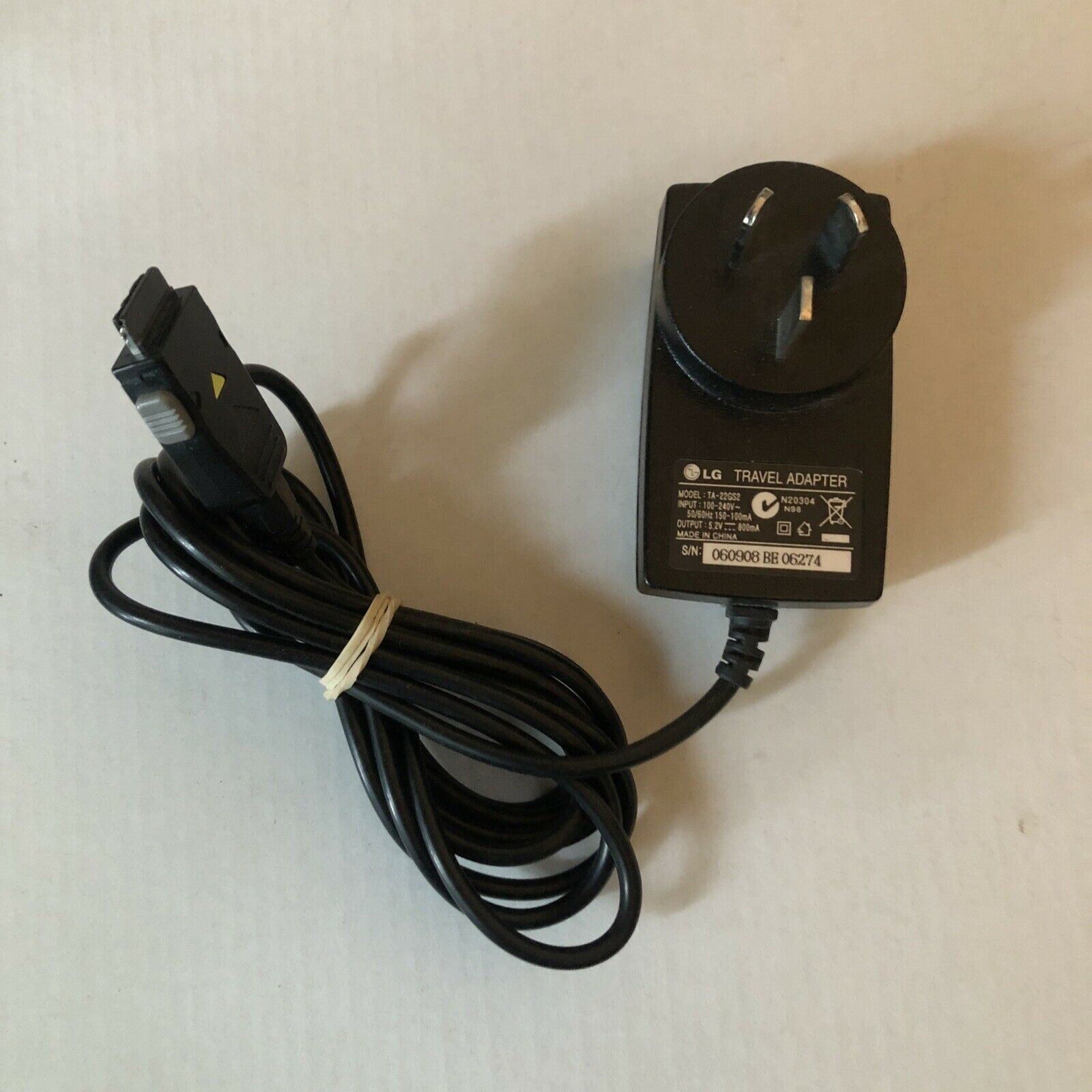 Genuine LG Travel Adapter TA-22GD2 5v 800mA – Retro Unit