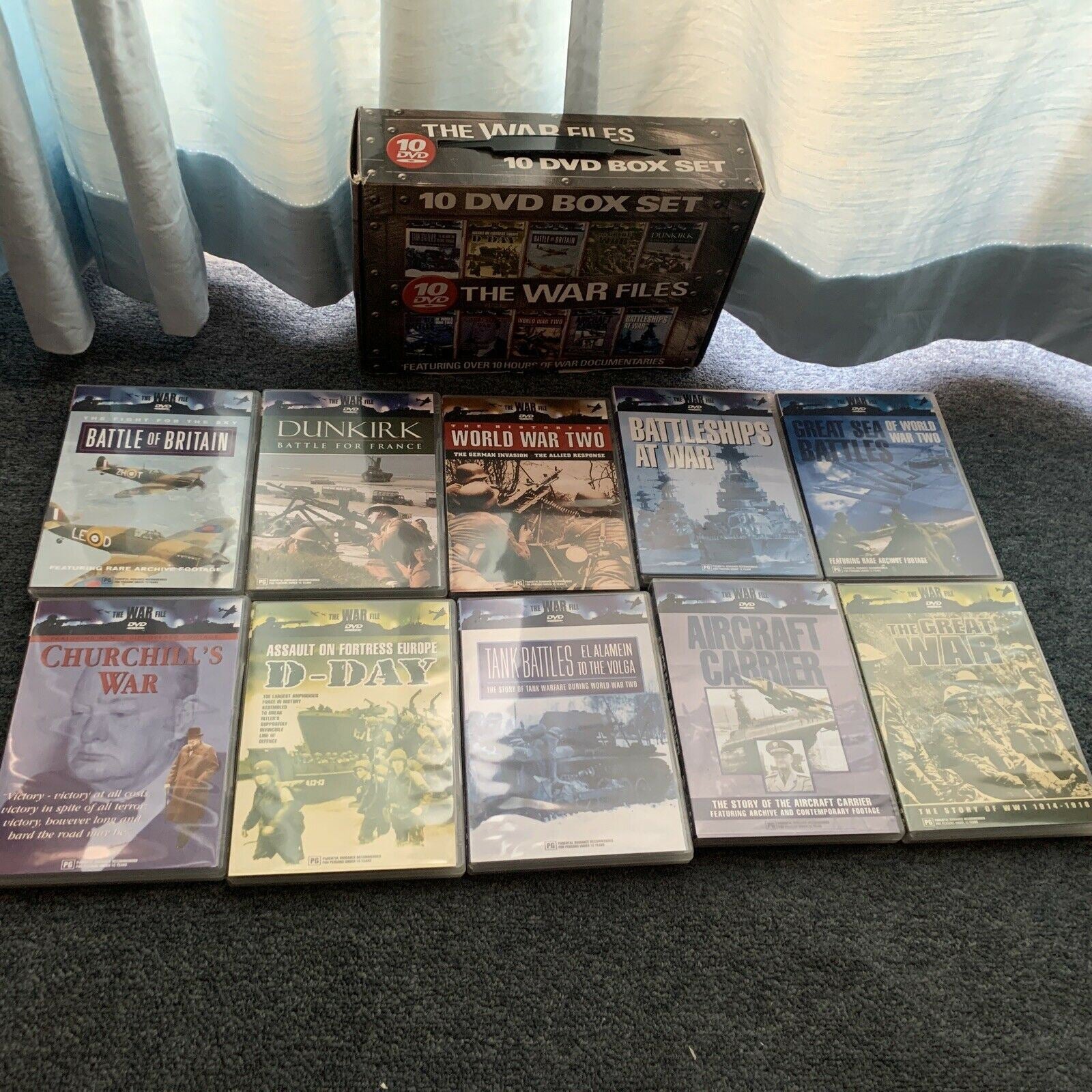 The War Files (DVD, 2004, 10-Disc Set) Documentary. All Regions – Retro ...