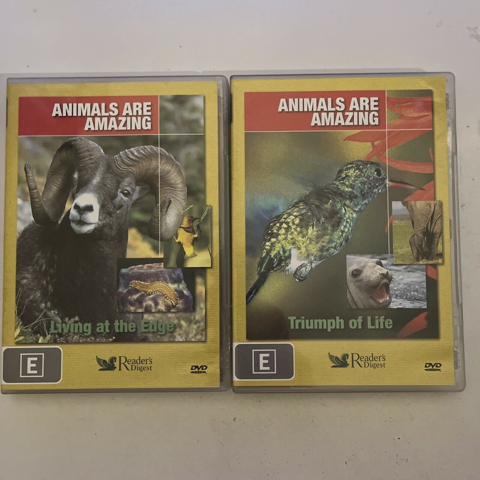 Animals Are Amazing - Living At The Edge + Triumph Of Life DVD – Retro Unit