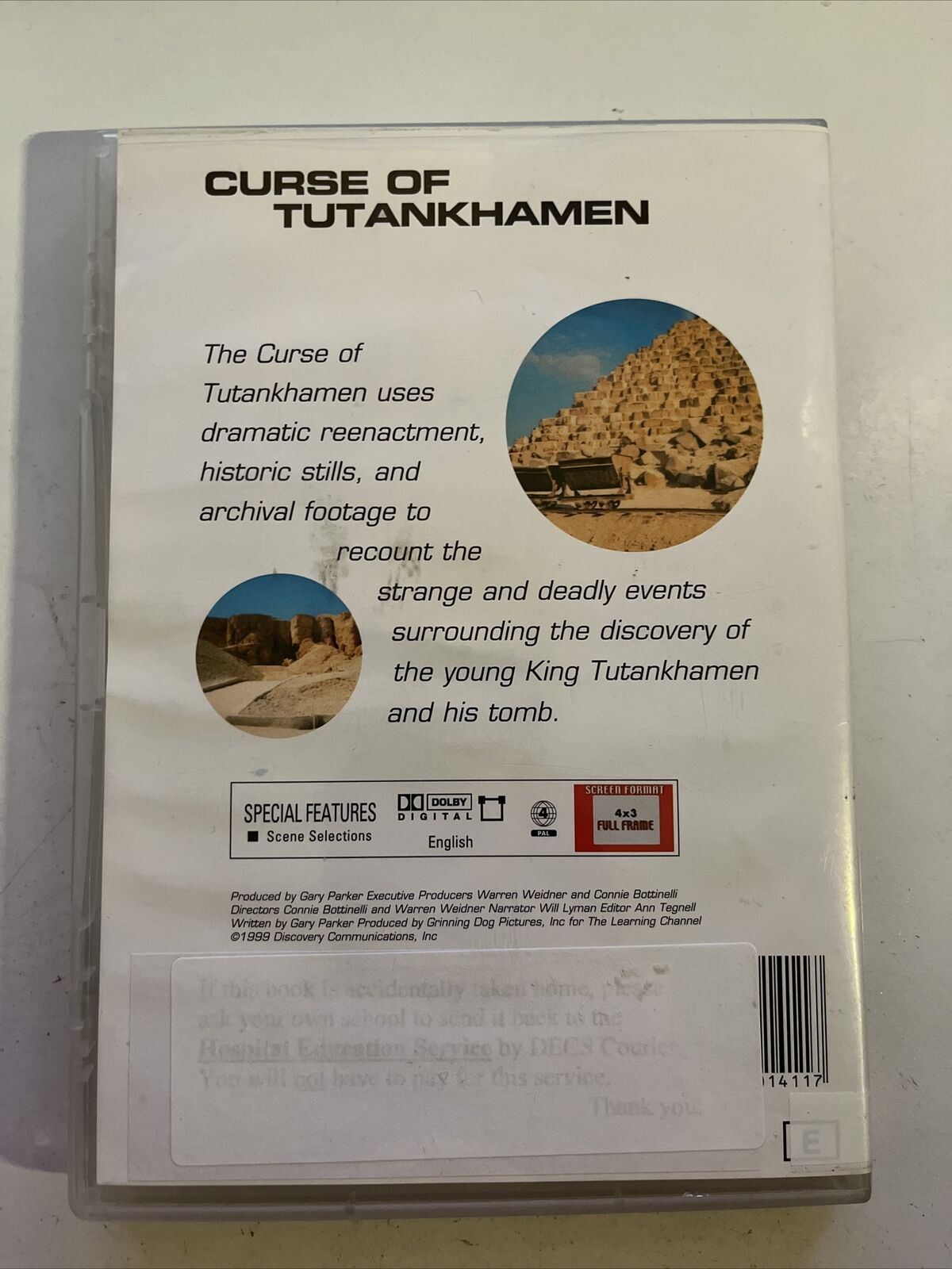 Discovery Channel Curse Of Tutankhamun (DVD) Documentary Egypt – Retro Unit Discovery Channel Curse Of Tutankhamun (DVD) Documentary Egypt – Retro Unit