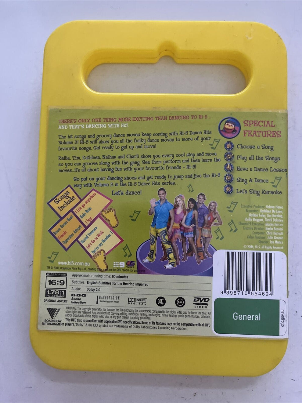 Hi-5 Dance Hits + Team Hi-5 (DVD, 2005) Region 4 – Retro Unit