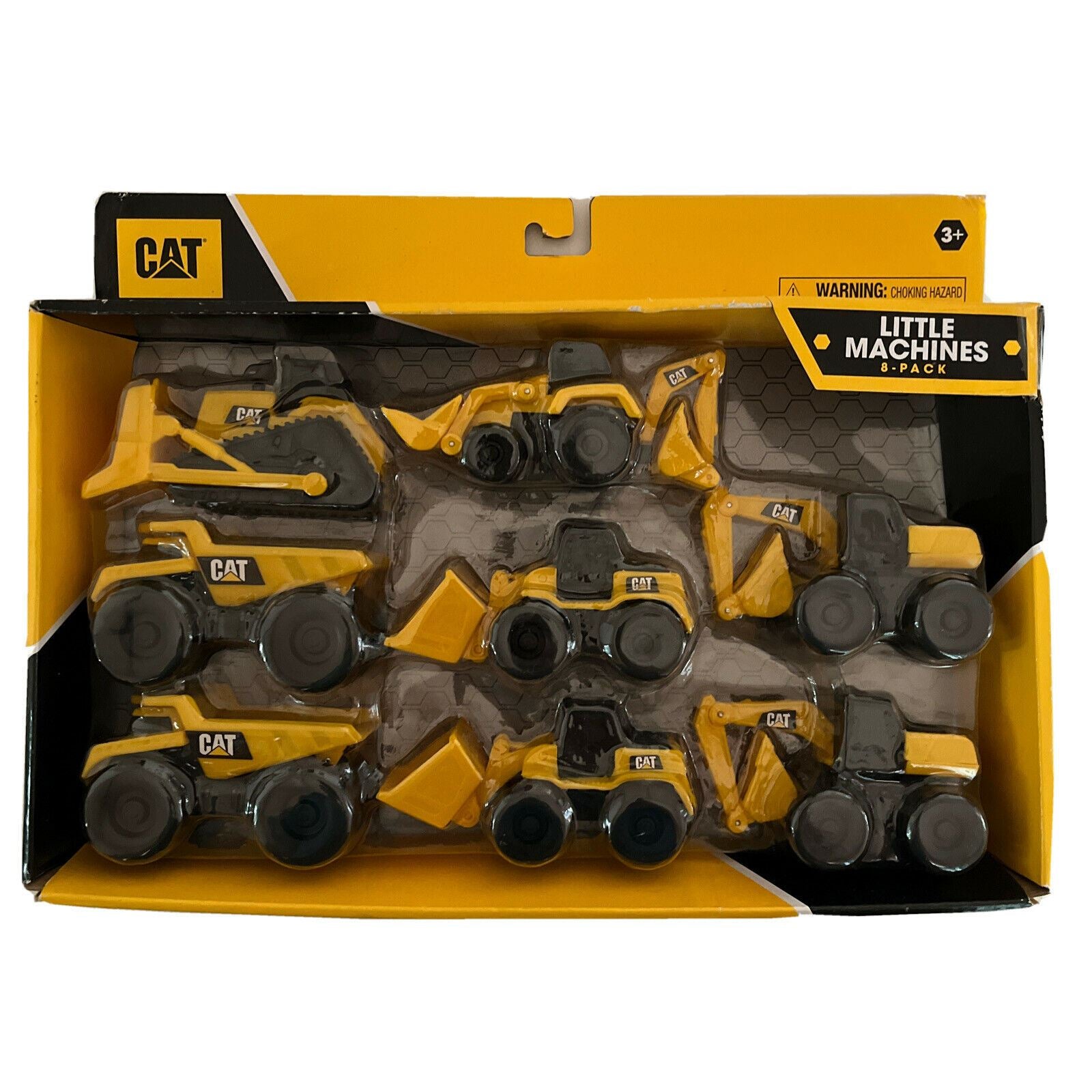 NEW 8 Pack CAT Caterpillar Little Machine Toys Bulldozer, Dump Truck ...