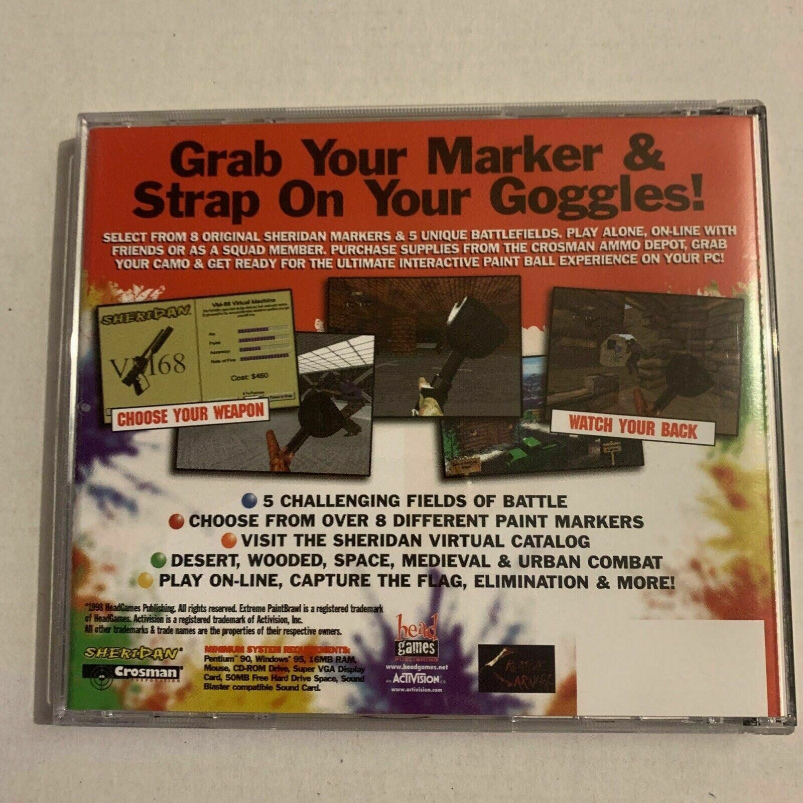 Extreme Paintbrawl - The Ultimate Combat Experience PC CDROM 1998 Wind ...