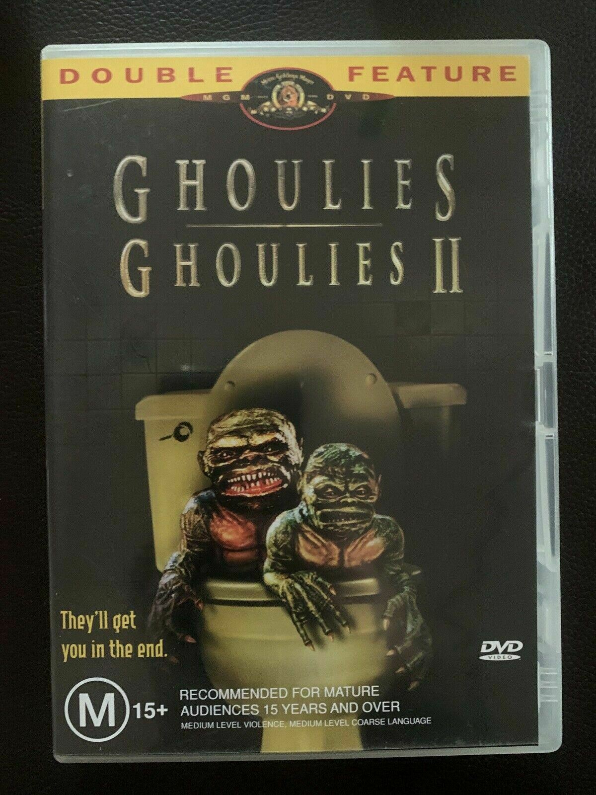 Ghoulies 1 & 2 (DVD, 1985) Peter Liapis, Lisa Pelikan. Region 4 – Retro ...