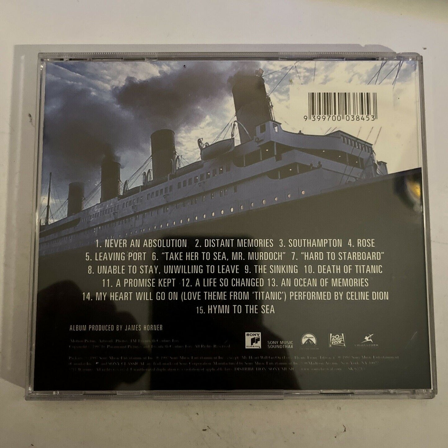 Titanic Music from the Motion Picture James Horner 1997 CD – Retro Unit