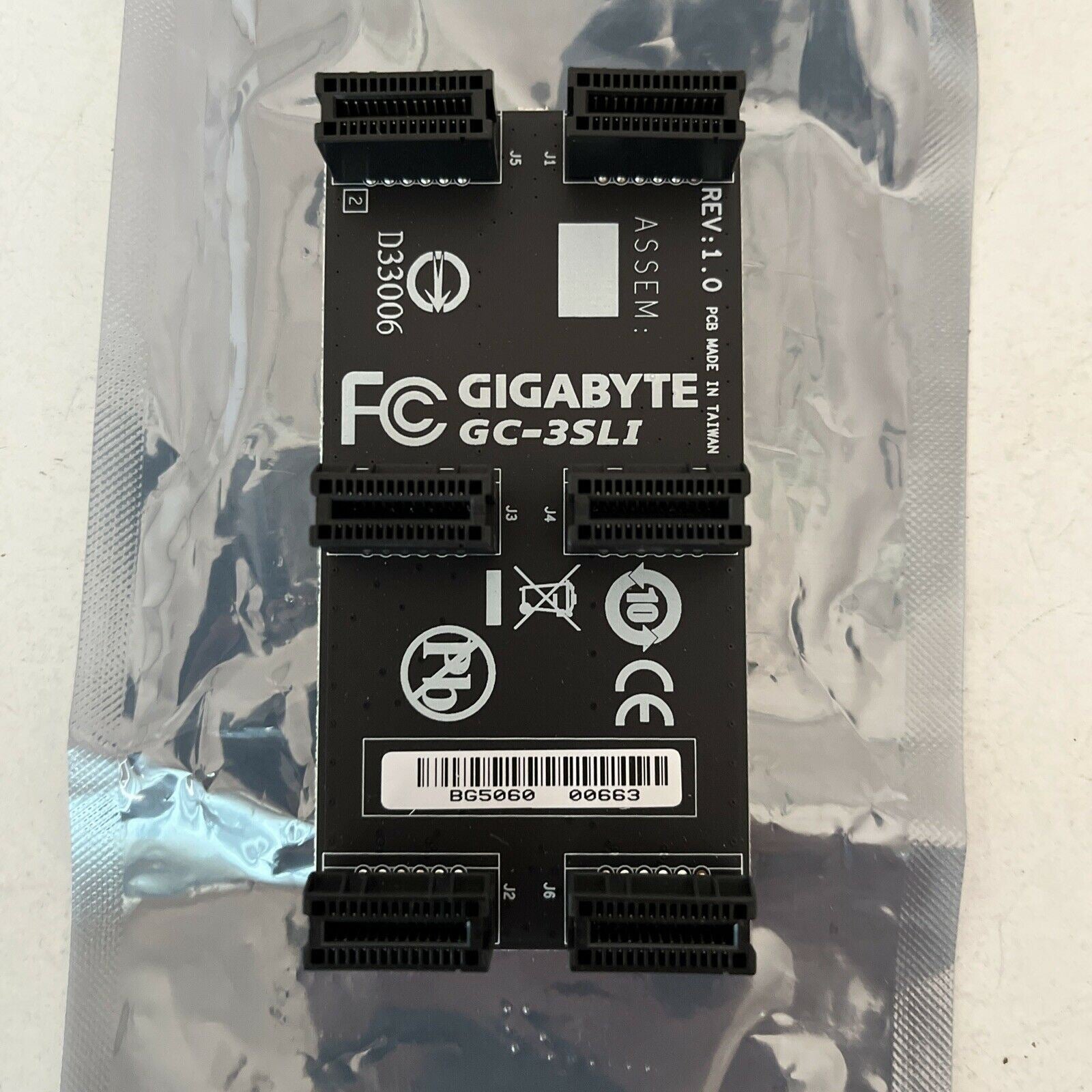 Gigabyte 3 Way SLI Cable GC-3SLI Bridge Board Connector for Nvidia Car ...