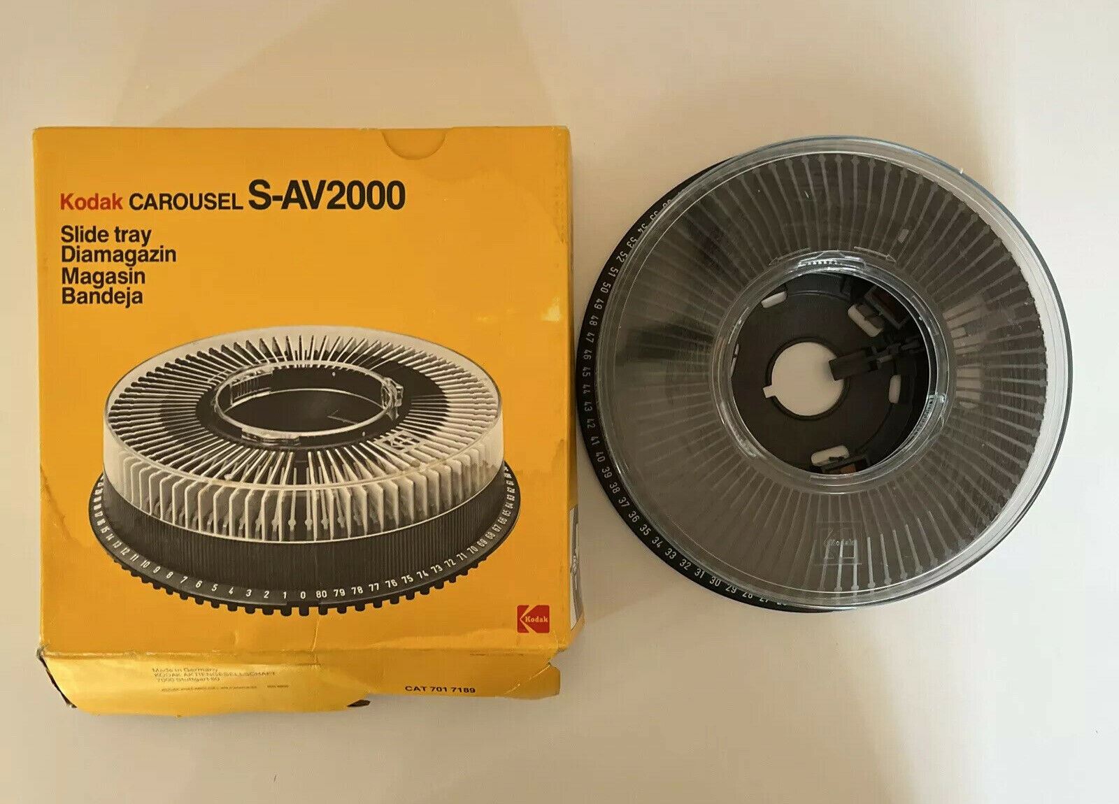 Kodak Projector Carousel 35mm Slide Tray Magazine, S-AV2000 in Good ...