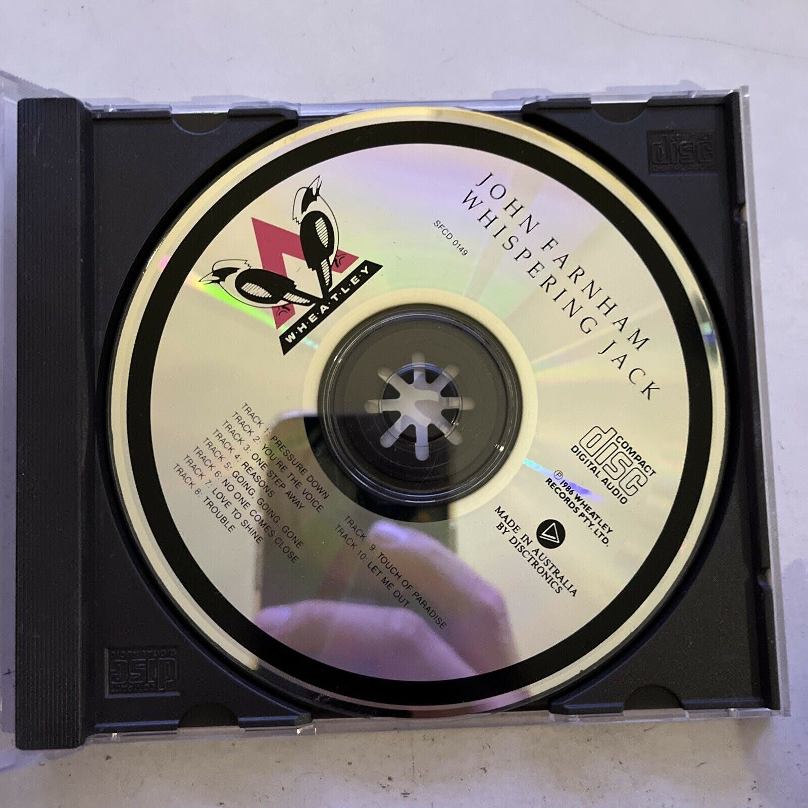 John Farnham – Whispering Jack (CD, 1986) Album – Retro Unit