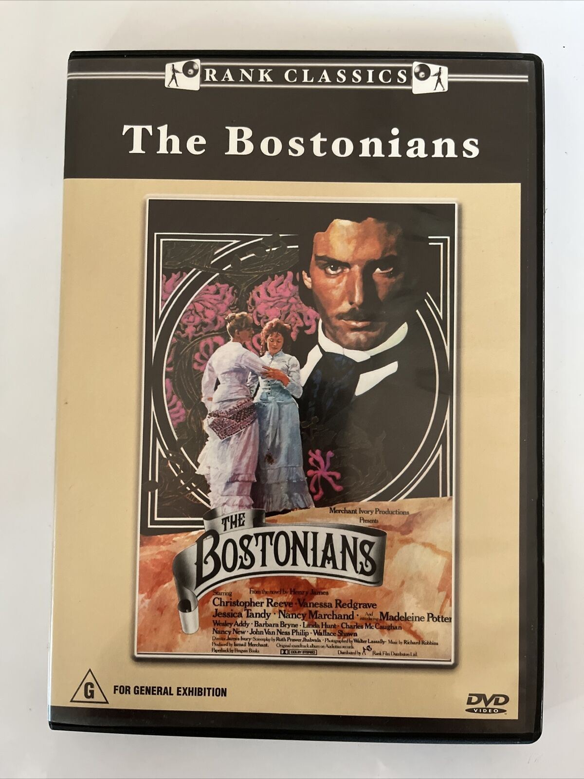 The Bostonians (DVD, 1984) Christopher Reeve, Vanessa Redgrave, Jessic ...