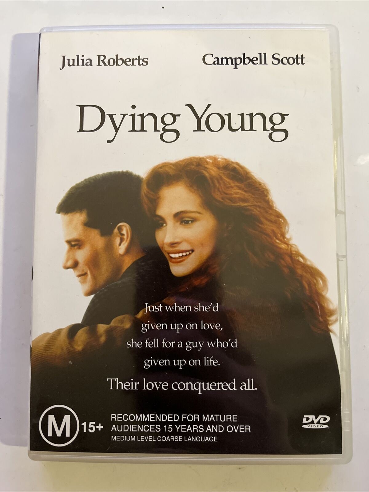 Dying Young (DVD, 1991) Julia Roberts, Campbell Scott, Vincent D'Onofr ...
