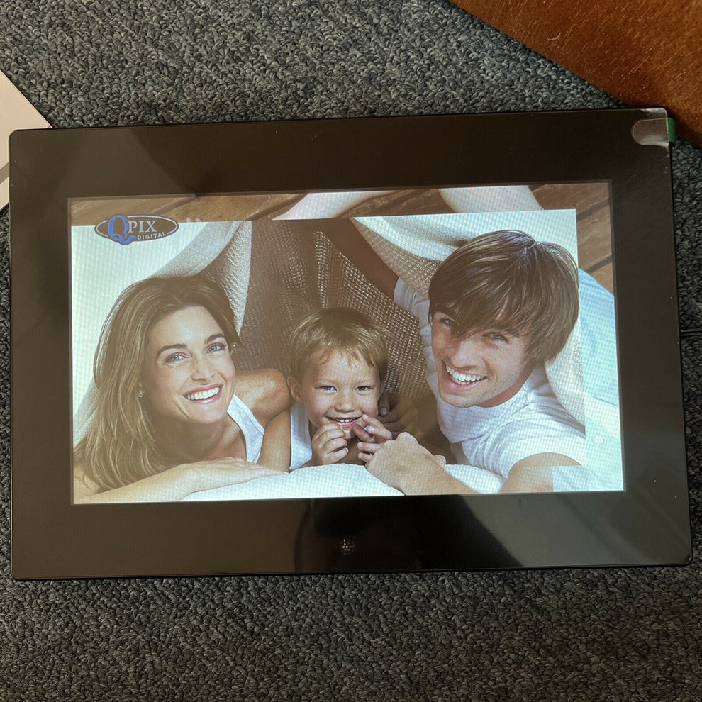 QPIX 10.1'' Digital Photo Frame Multi-Function IPS Screen – Retro Unit