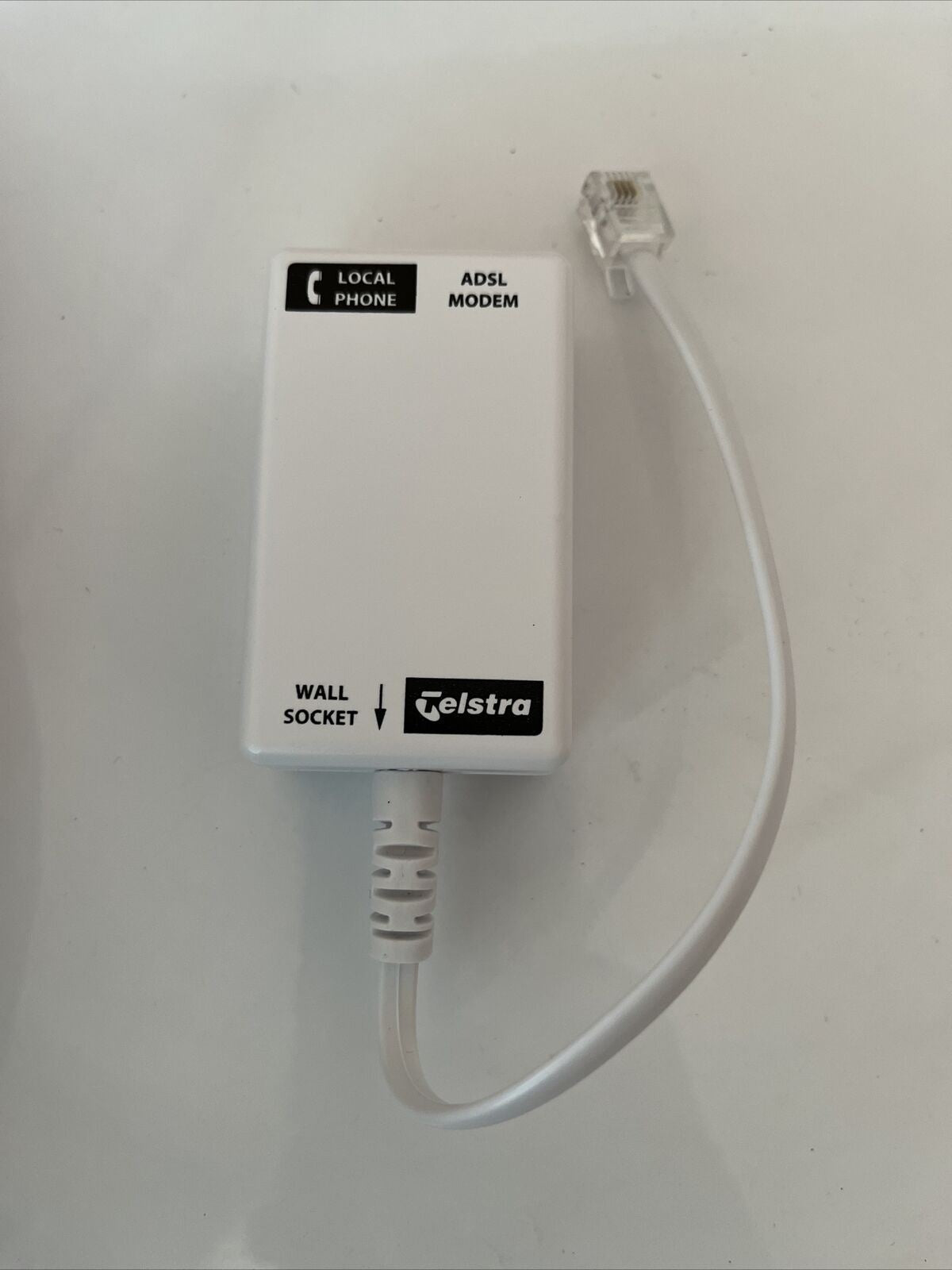 Genuine Telstra DSL008/2+ Adsl2+ Line Filter & Splitter Telstra Certif ...