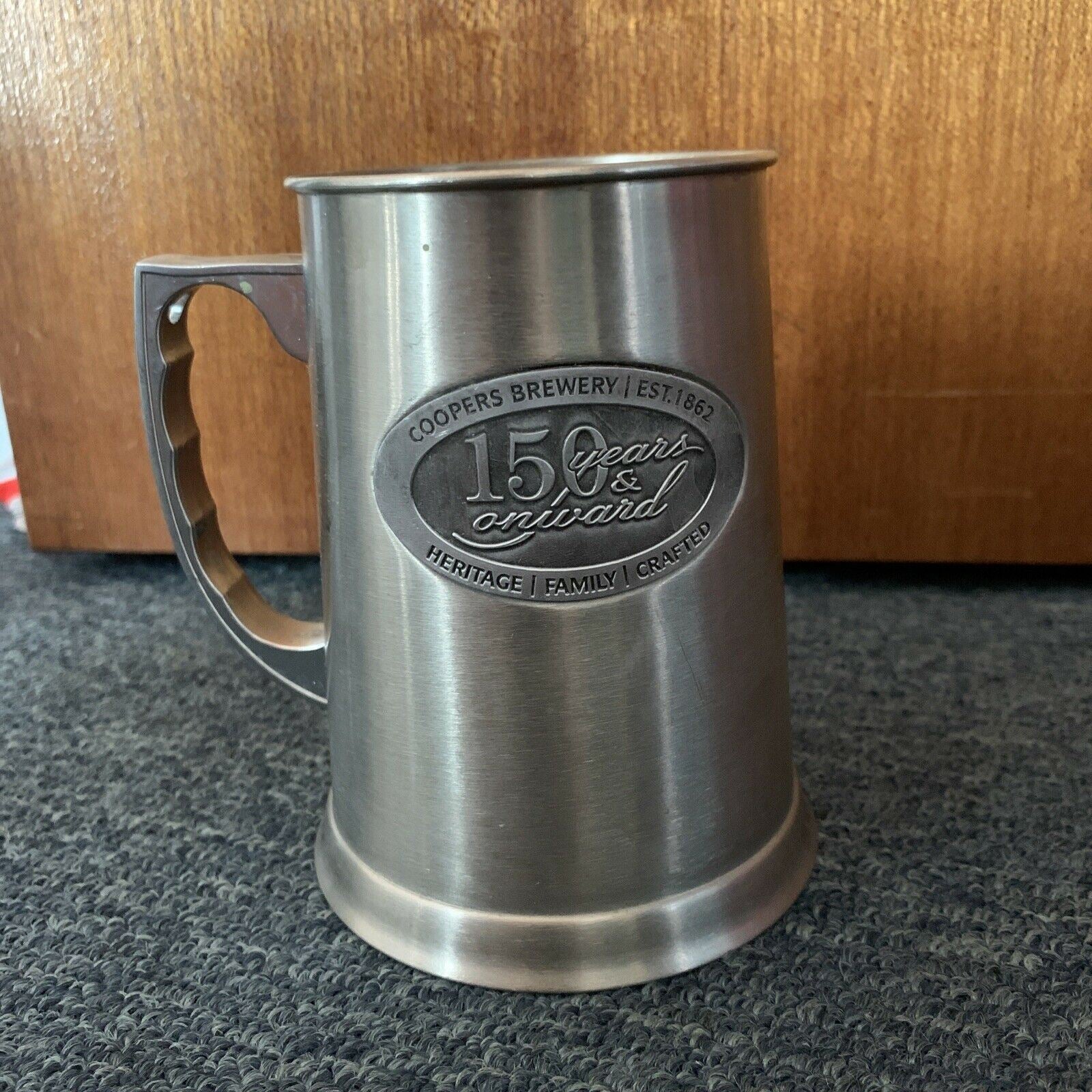 Genuine Coopers Brewery Stainless Steel Beer Mug – Retro Unit