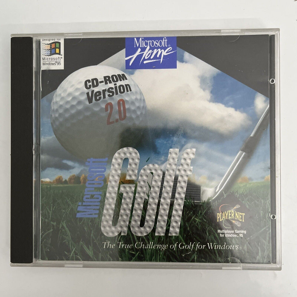 Microsoft Golf 2.0 - PC Windows 3.x 1995 CD-ROM Game – Retro Unit