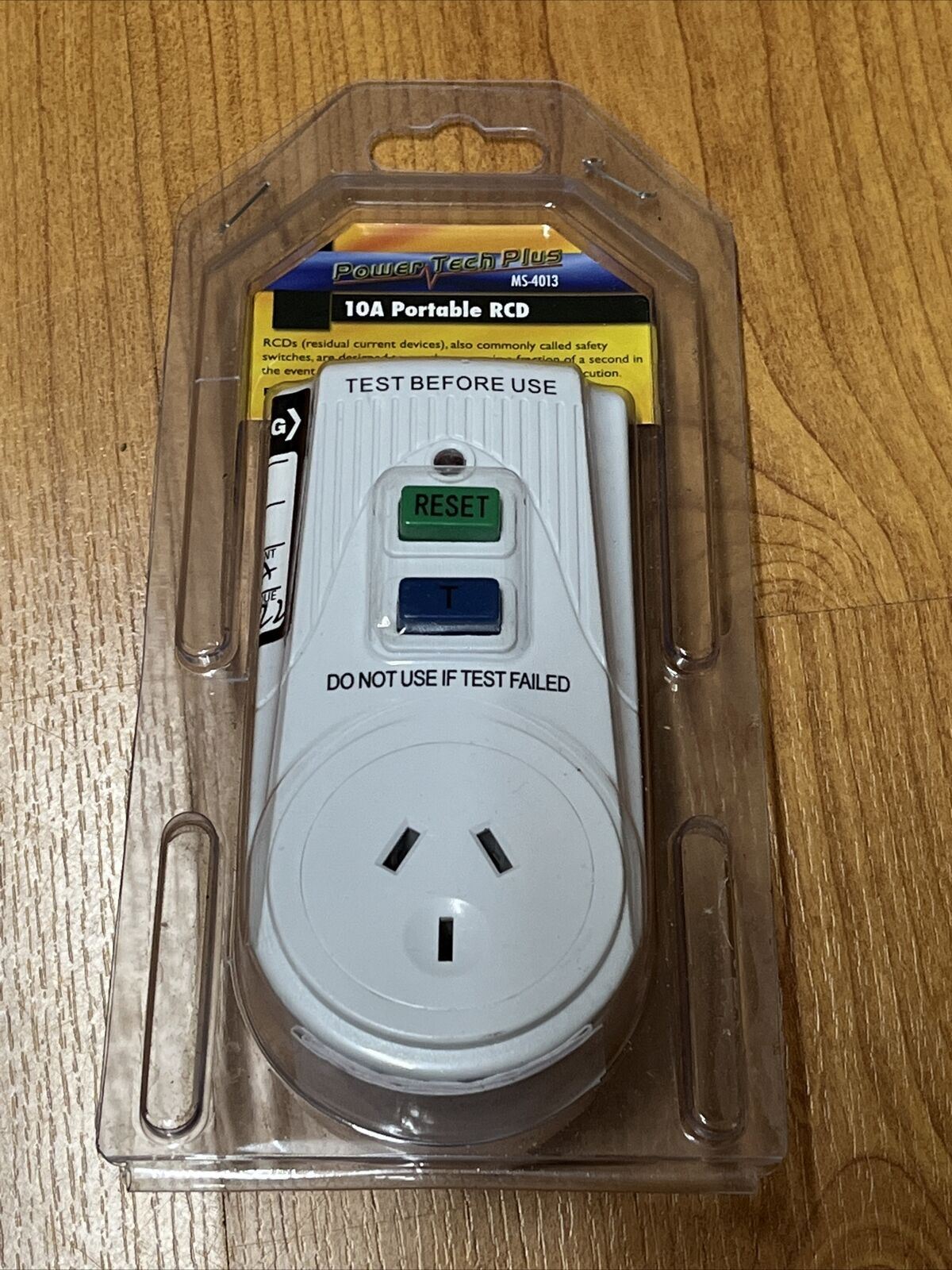 Power Tech Plus 10A Portable RCD MS-4013 – Retro Unit