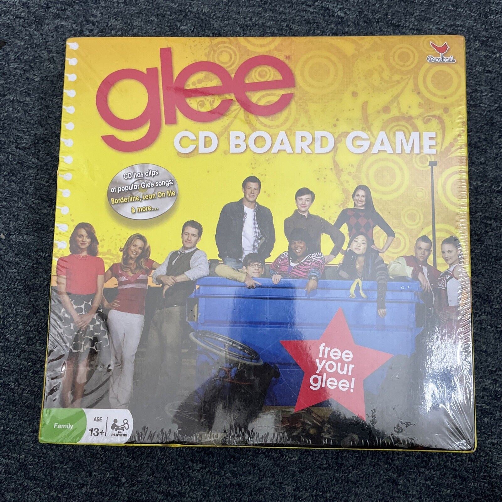 *New Sealed* Glee CD Board Game - Family Music Board Cards CD Timer ...