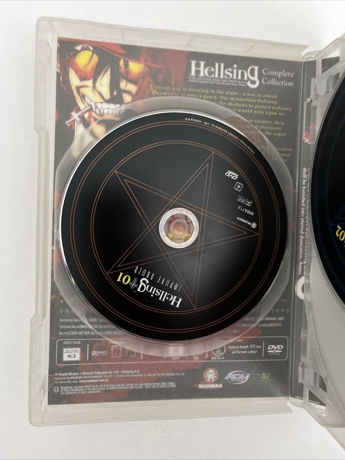 Hellsing Complete Collection (DVD, 4-Disc Set, 2001) Anime Madman Regi ...