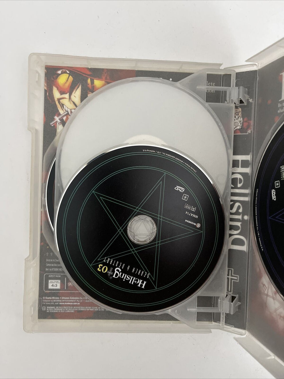 Hellsing Complete Collection (DVD, 4-Disc Set, 2001) Anime Madman Regi ...