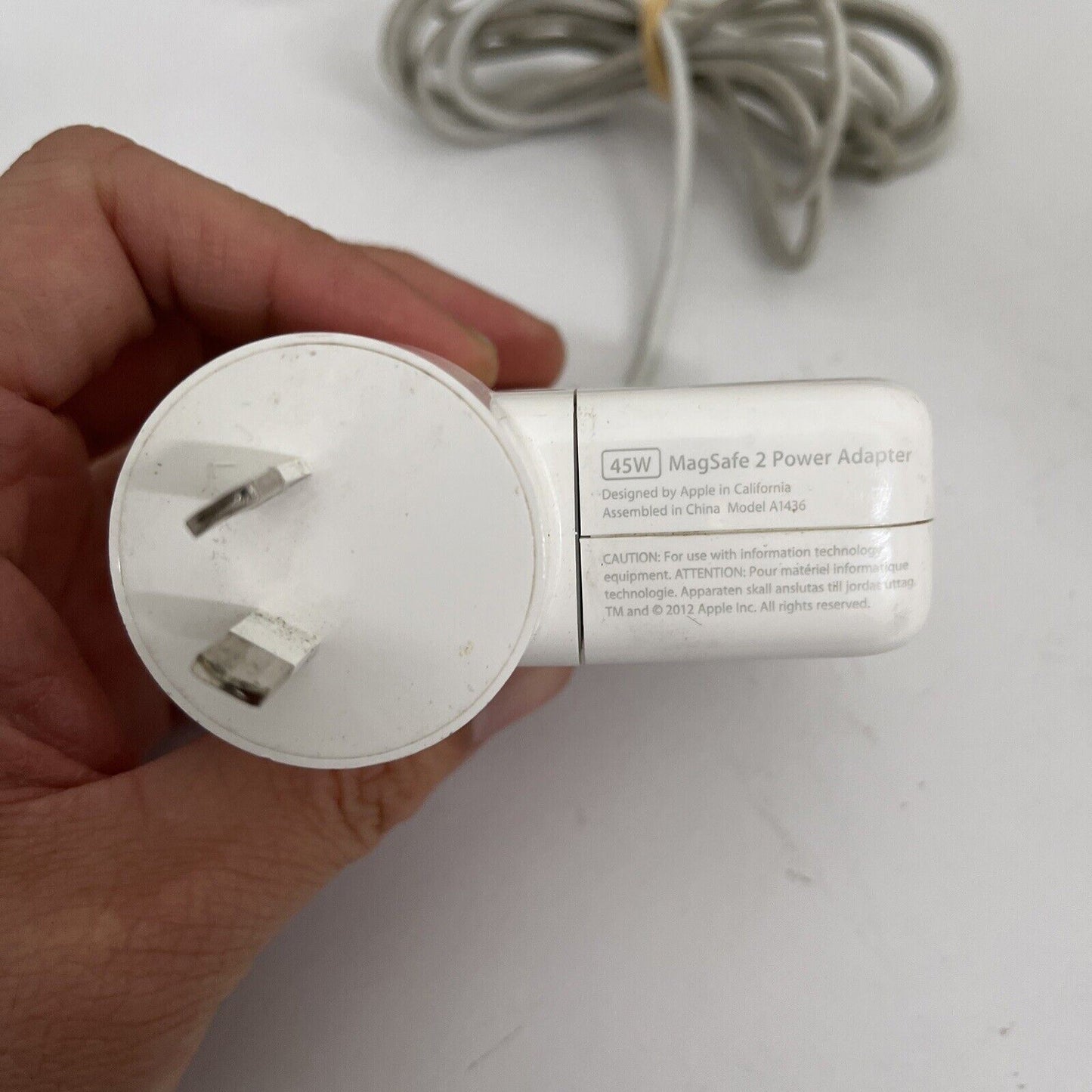 Genuine Apple 45W Magsafe 2 Power Adapter A1436 for MacBook Air MagSaf ...
