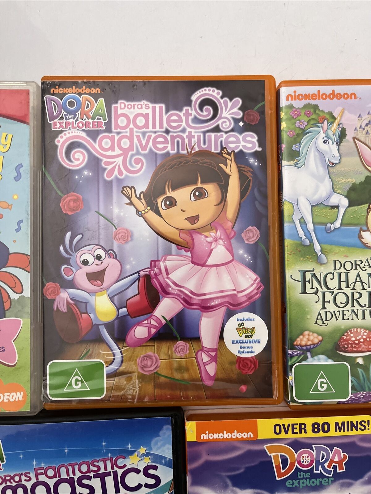 7x Bulk Lot Dora the Explorer DVD Region 4 – Retro Unit