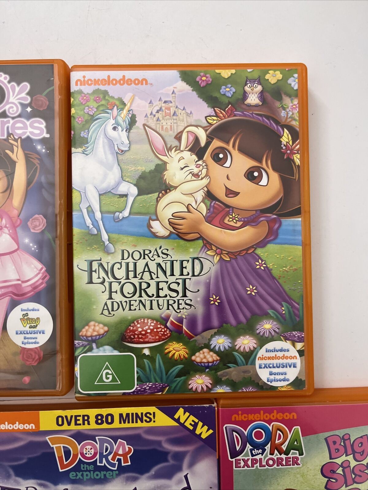 7x Bulk Lot Dora the Explorer DVD Region 4 – Retro Unit